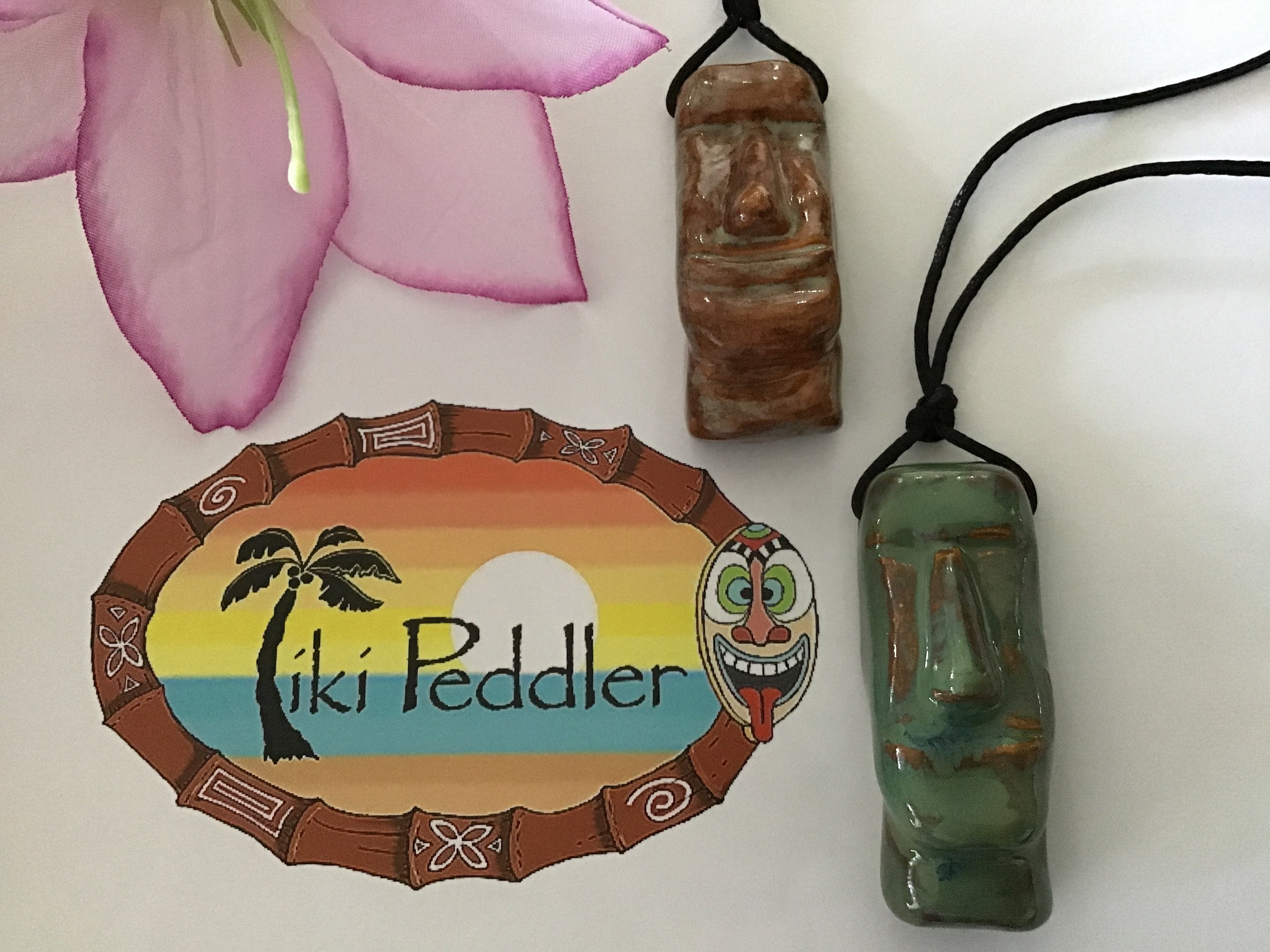 Moai Easter Island Tiki Pendant - Etsy