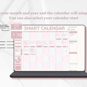 2025 Monthly Calendar Spreadsheet | Google Sheets | Productivity ...