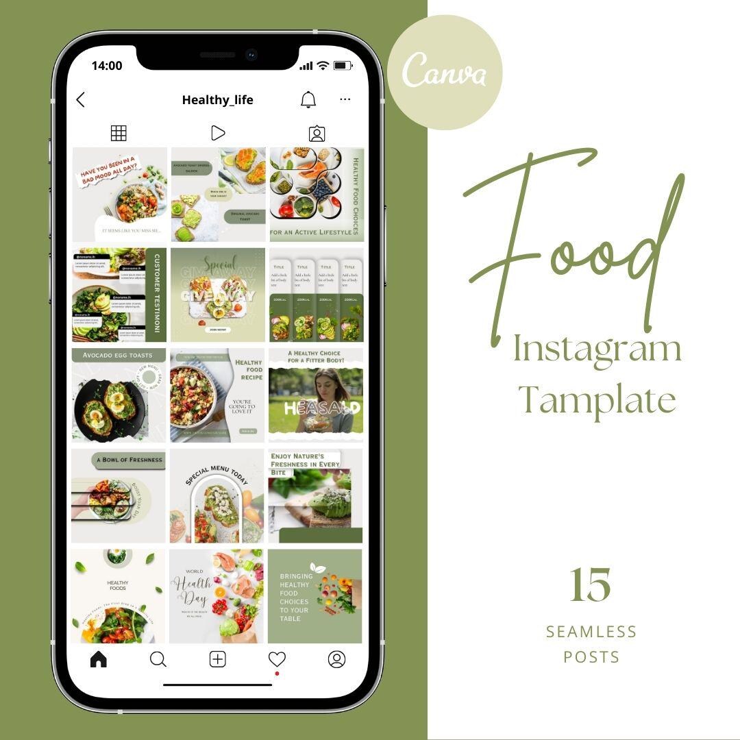 Food Instagram Posts| Healthy Eating Recipe Branding| Dietician ...