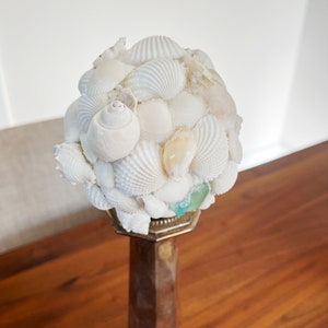 White Sea Shells Bowl Filler, Sea Side Home Decor, Summer Cottage Decor ...