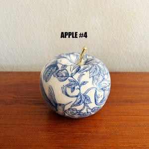 Chinoiserie Apple Style Decor, Blue and White Home Decor - Etsy
