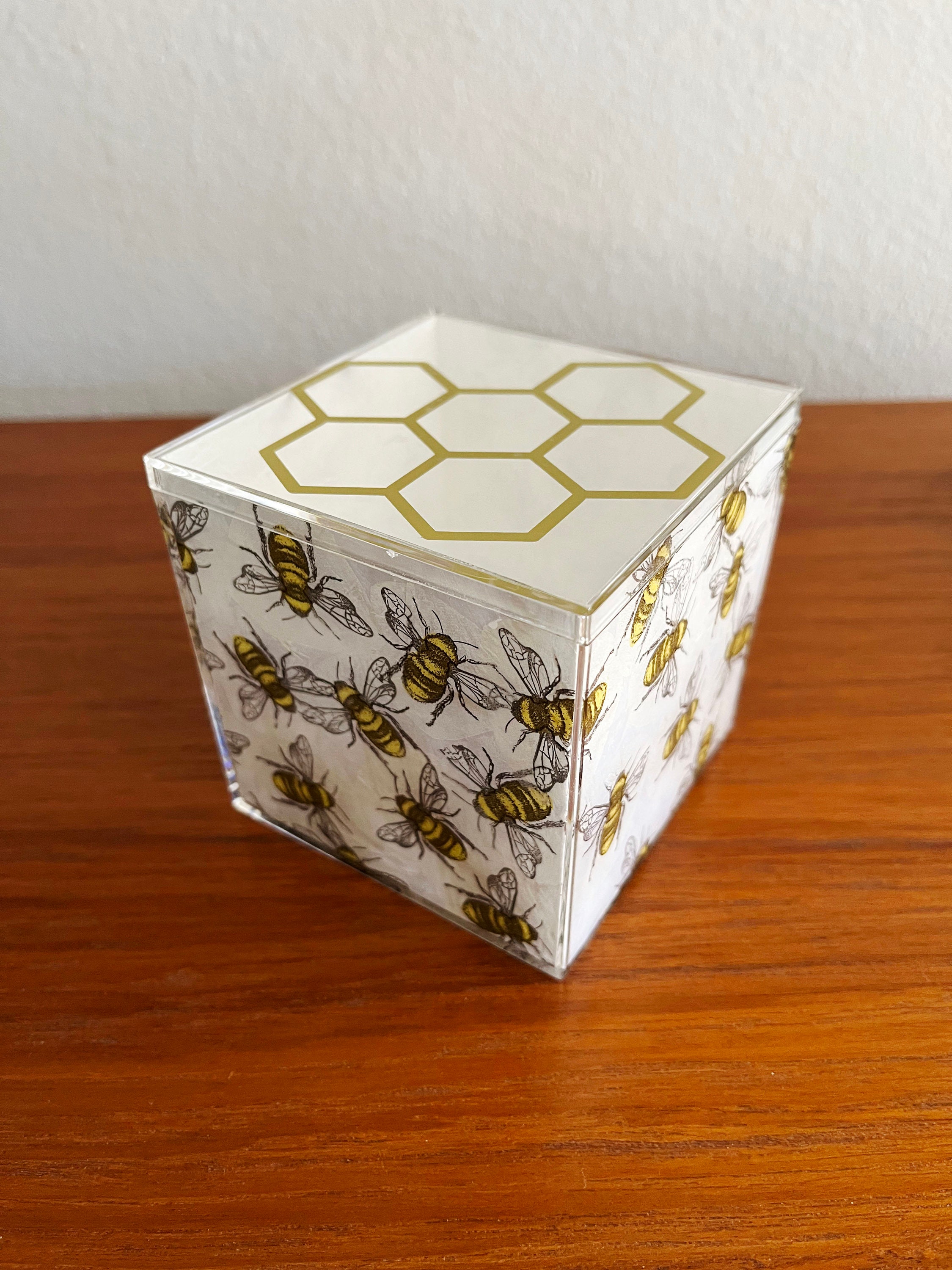 Queen Bee Box With Lid, 3 Inch Bee Box, Treasure Box - Etsy
