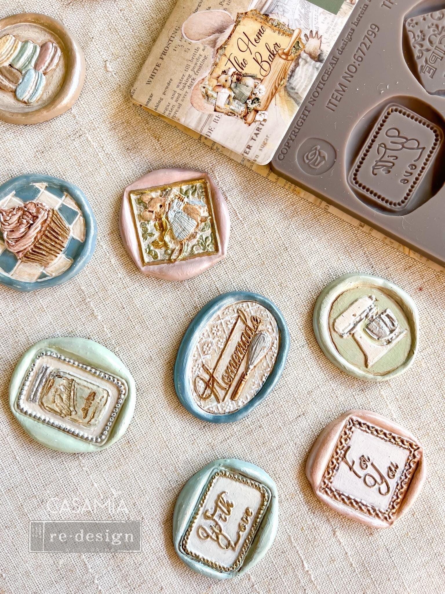 The Home Baker Collection Sweet Seal Mould Redesign With Prima - Etsy