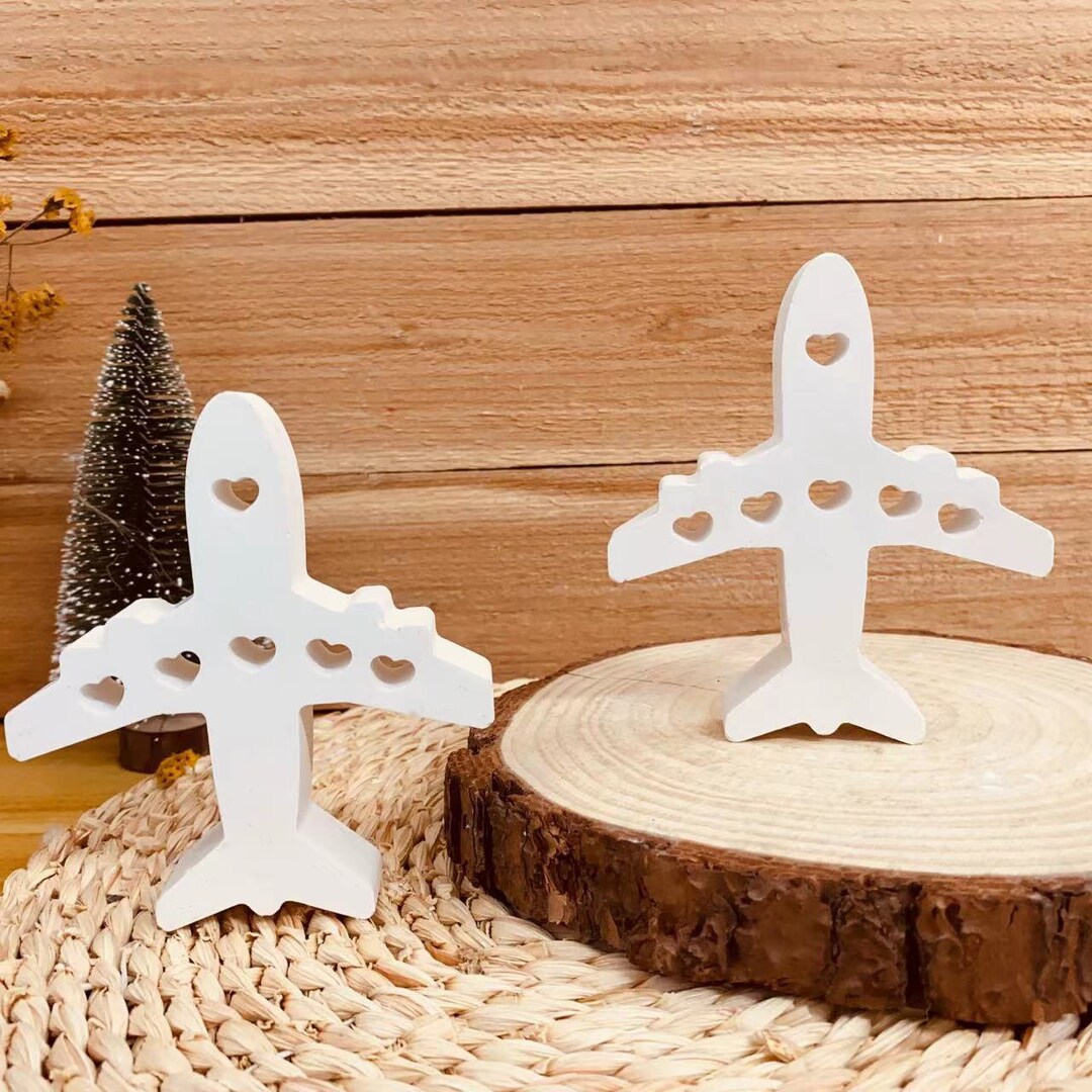 Silicone Molds Airplane With Heart Casting Mold Aircraft Aviation Love ...