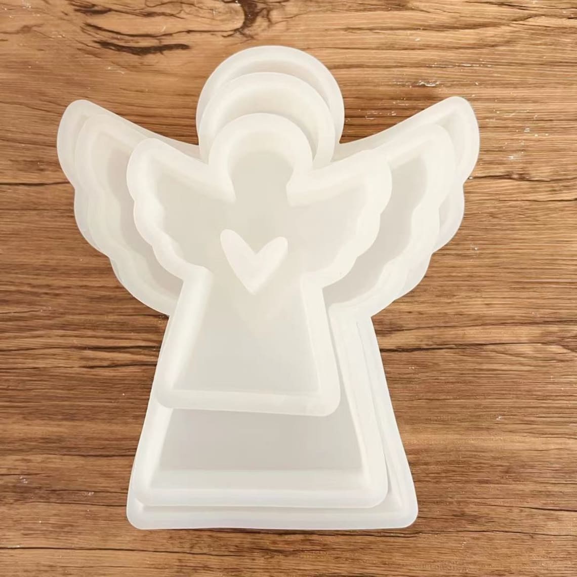 Silicone Molds Angel Tray With Grooves Stripped Tray With Hole Gifts ...