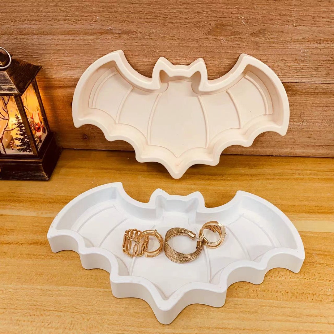 Silicone Mold Halloween Bat Tray Casting Molds Bat Halloween Gift ...