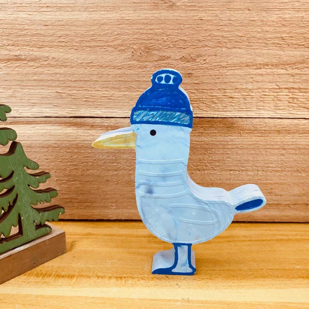 Silicone Molds Seagull With Hat Casting Molds Creative Seagull Animal ...