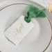 Handwritten Wedding Calligraphy Place Cards With Ribbon, Custom Dinner ...