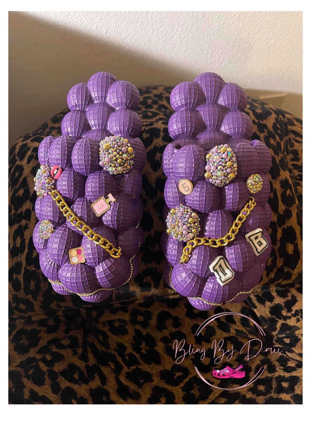 Custom Bling Bubble Slides - Etsy