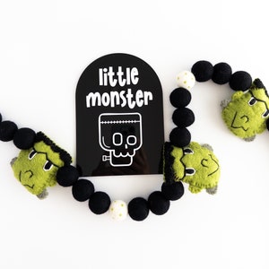 READY TO SHIP// Monster Mash Felt Ball Garland, Monster Mash Banner ...