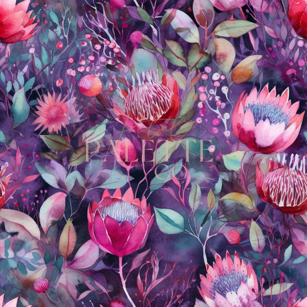 Australian Native Floral Seamless Pattern - Repeating Pattern - Tiling ...