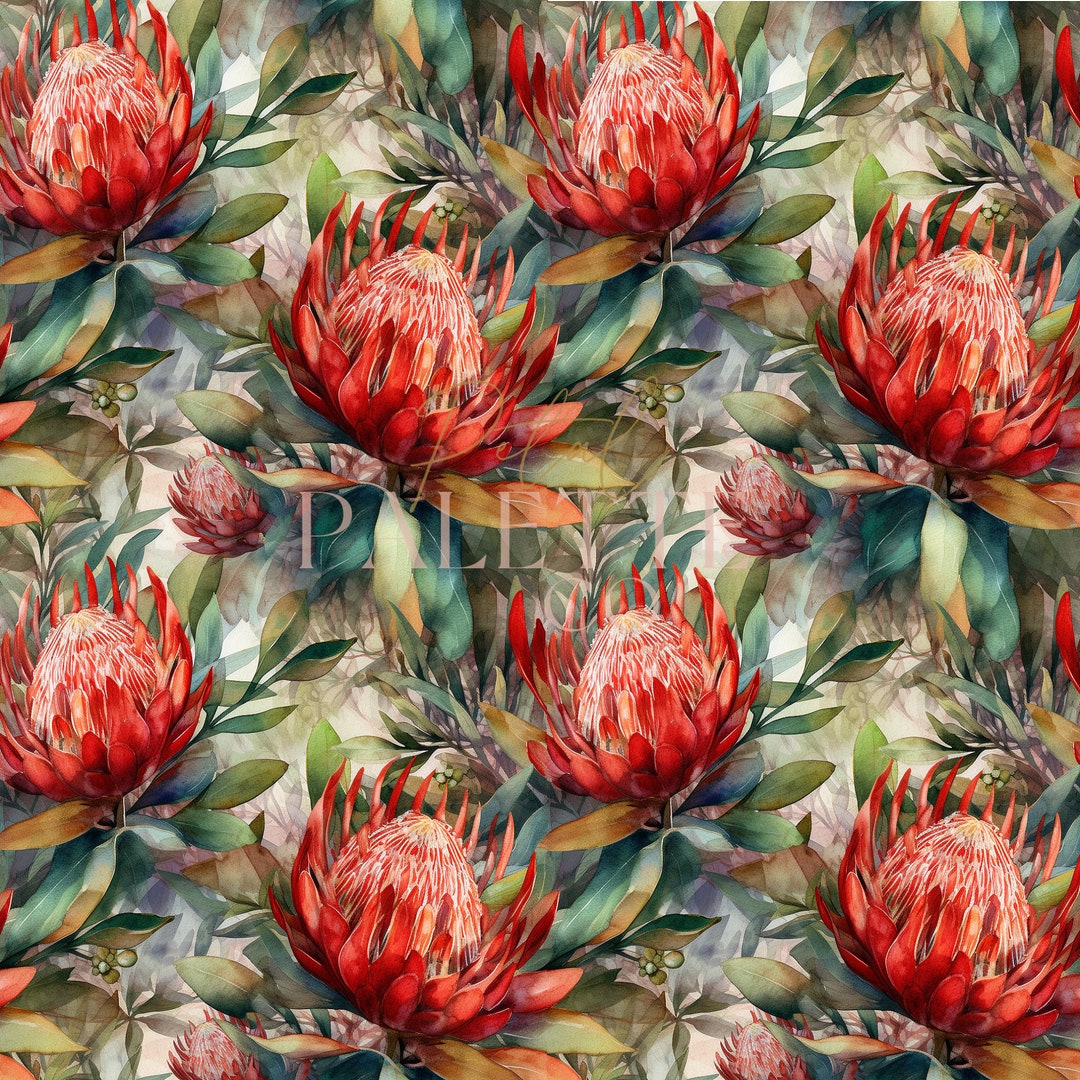 Australian Native Floral Seamless Pattern - Repeating Pattern - Tiling ...