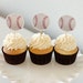 BASEBALL Cupcake Toppers - Etsy