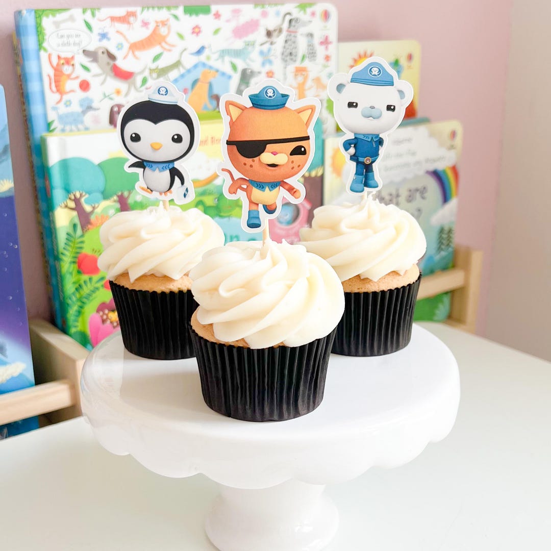 OCTONAUTS Cupcake Toppers - Etsy