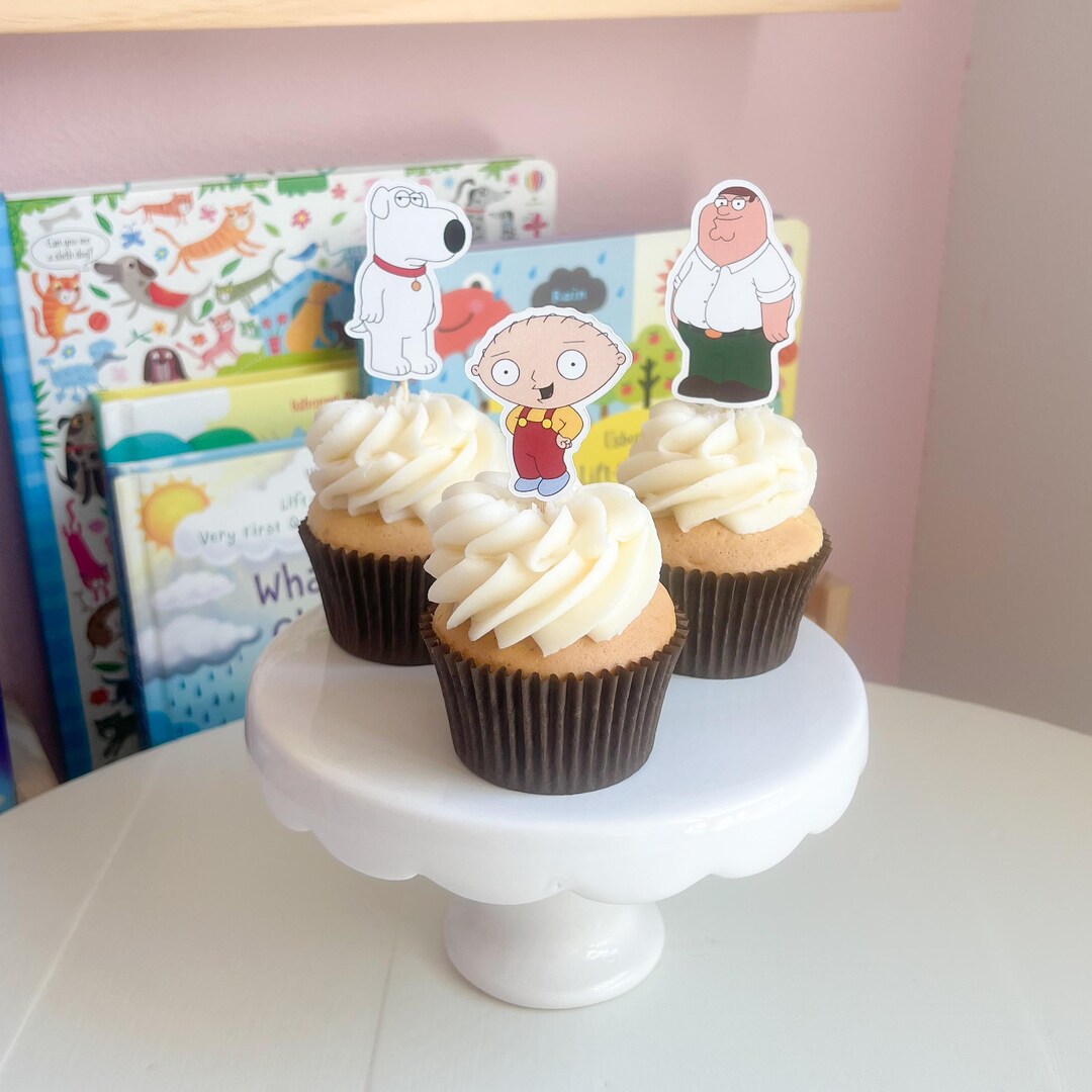 FAMILY GUY Cupcake Toppers - Etsy Canada