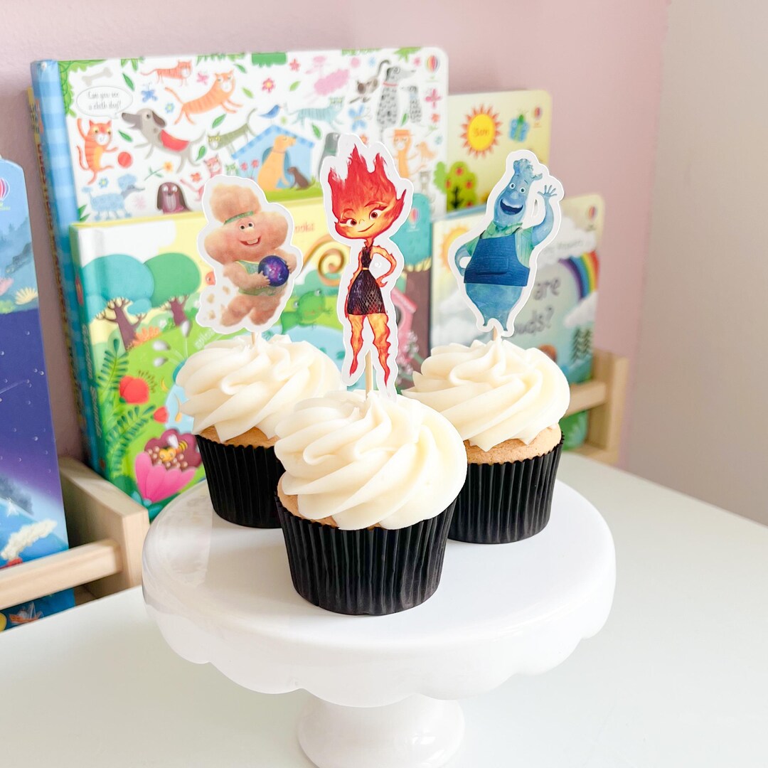 ELEMENTAL Cupcake Toppers - Etsy