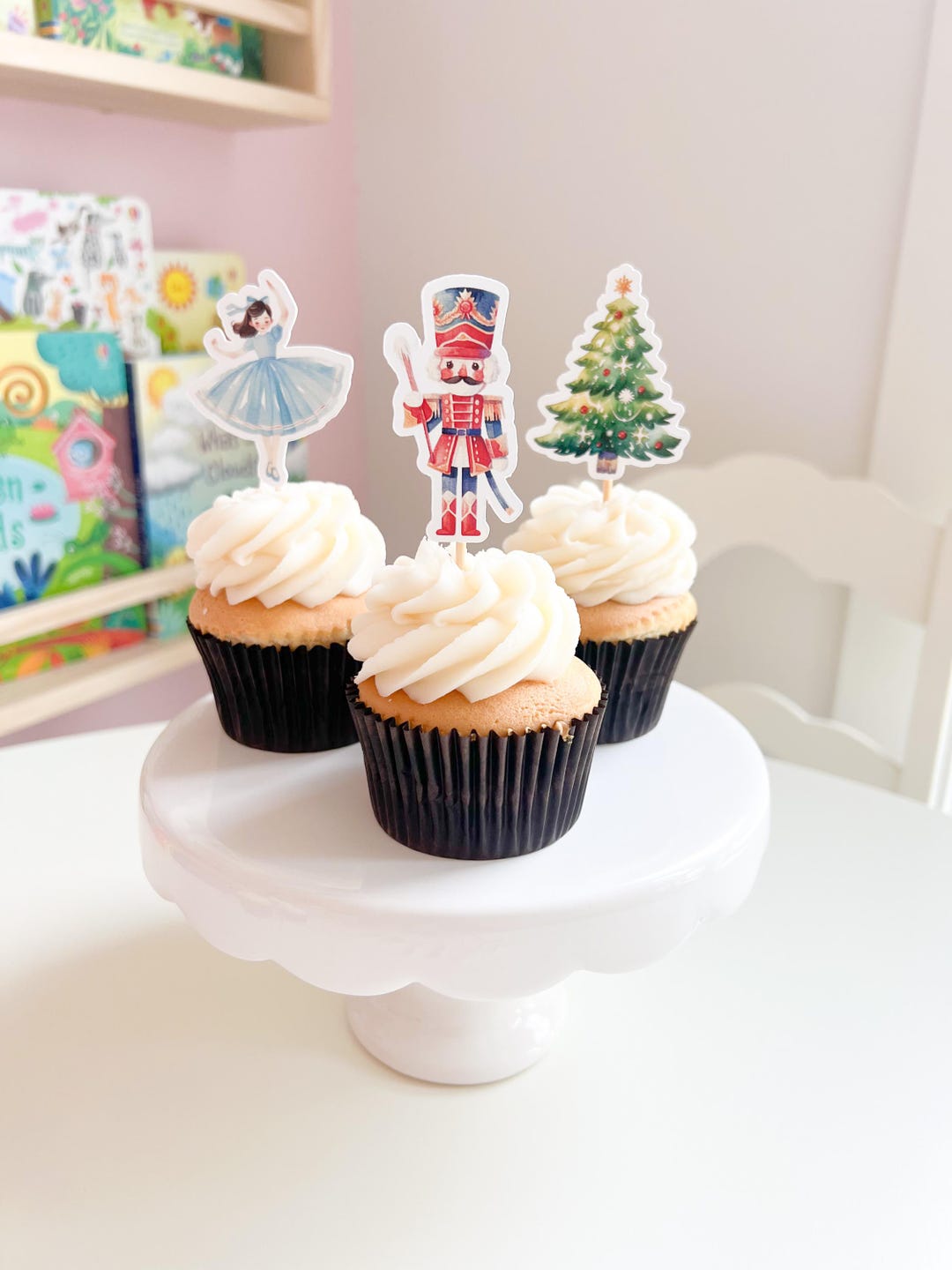 NUTCRACKER Cupcake Toppers - Etsy