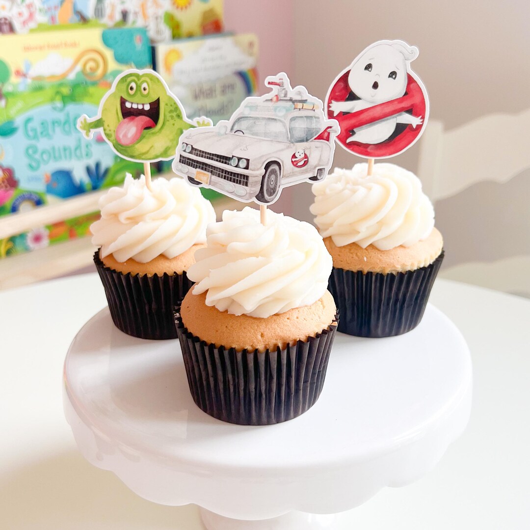 GHOSTBUSTERS Cupcake Toppers - Etsy