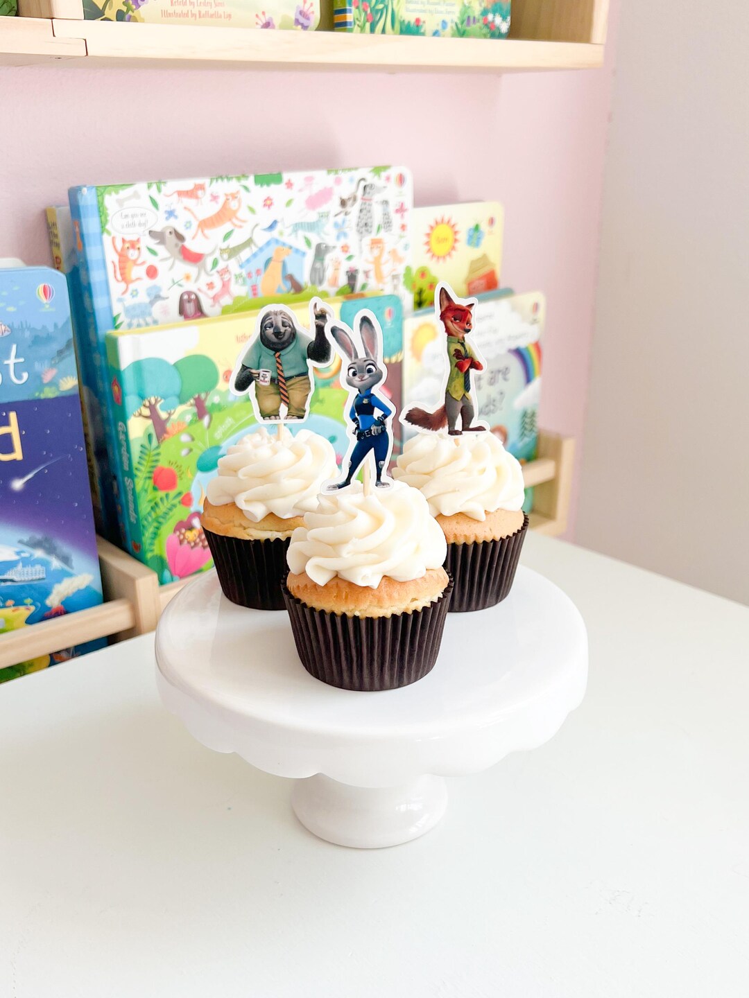 ZOOTOPIA Cupcake Toppers - Etsy