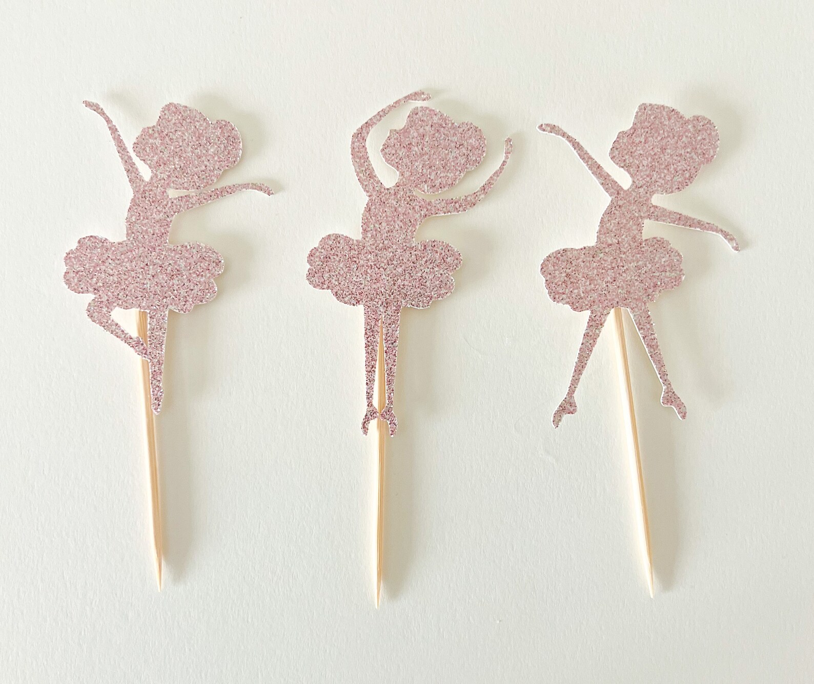 BALLERINA Cupcake Toppers - Etsy