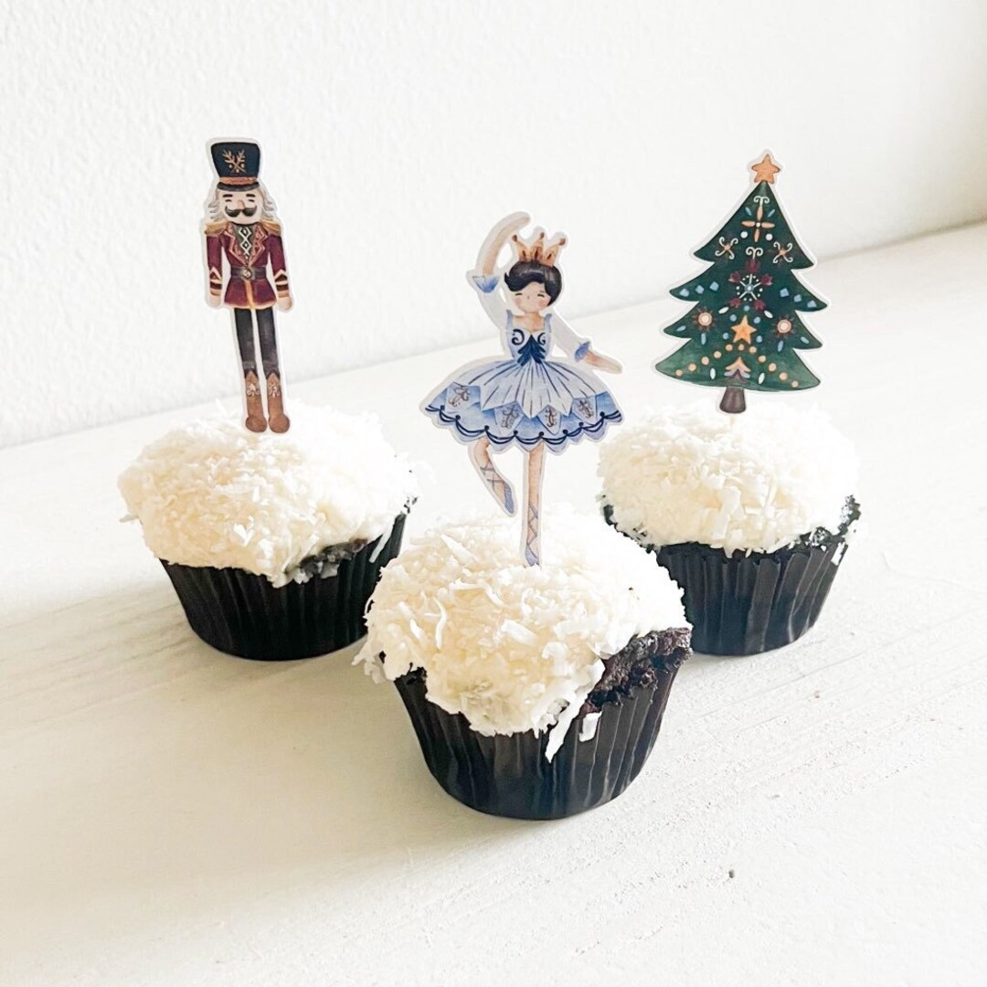 NUTCRACKER Cupcake Toppers - Etsy