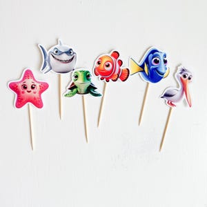 FINDING NEMO Cupcake Toppers - Etsy
