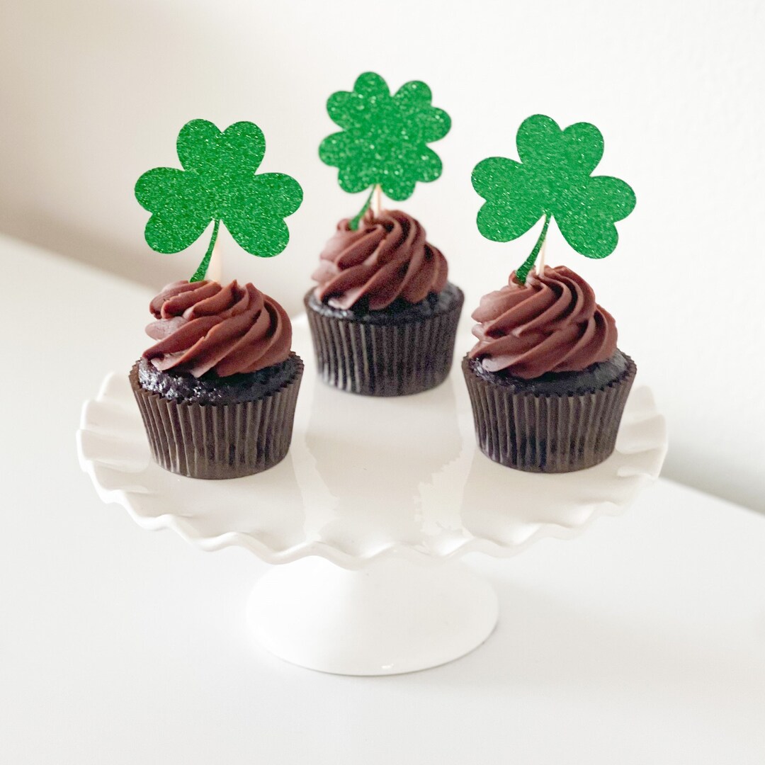 CLOVER Cupcake Toppers - Etsy