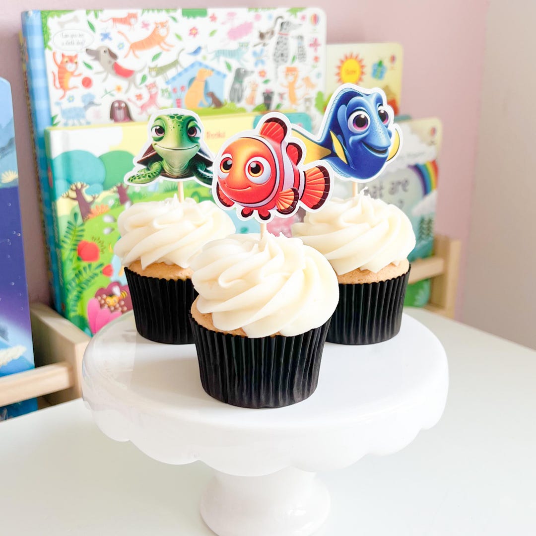 FINDING NEMO Cupcake Toppers - Etsy