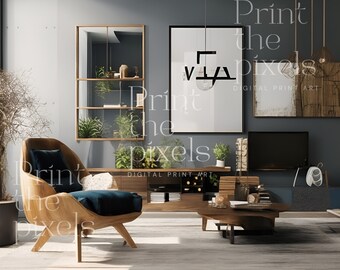 Zoom Background Digital Instant Download Virtual, Custom Backdrop, Home ...