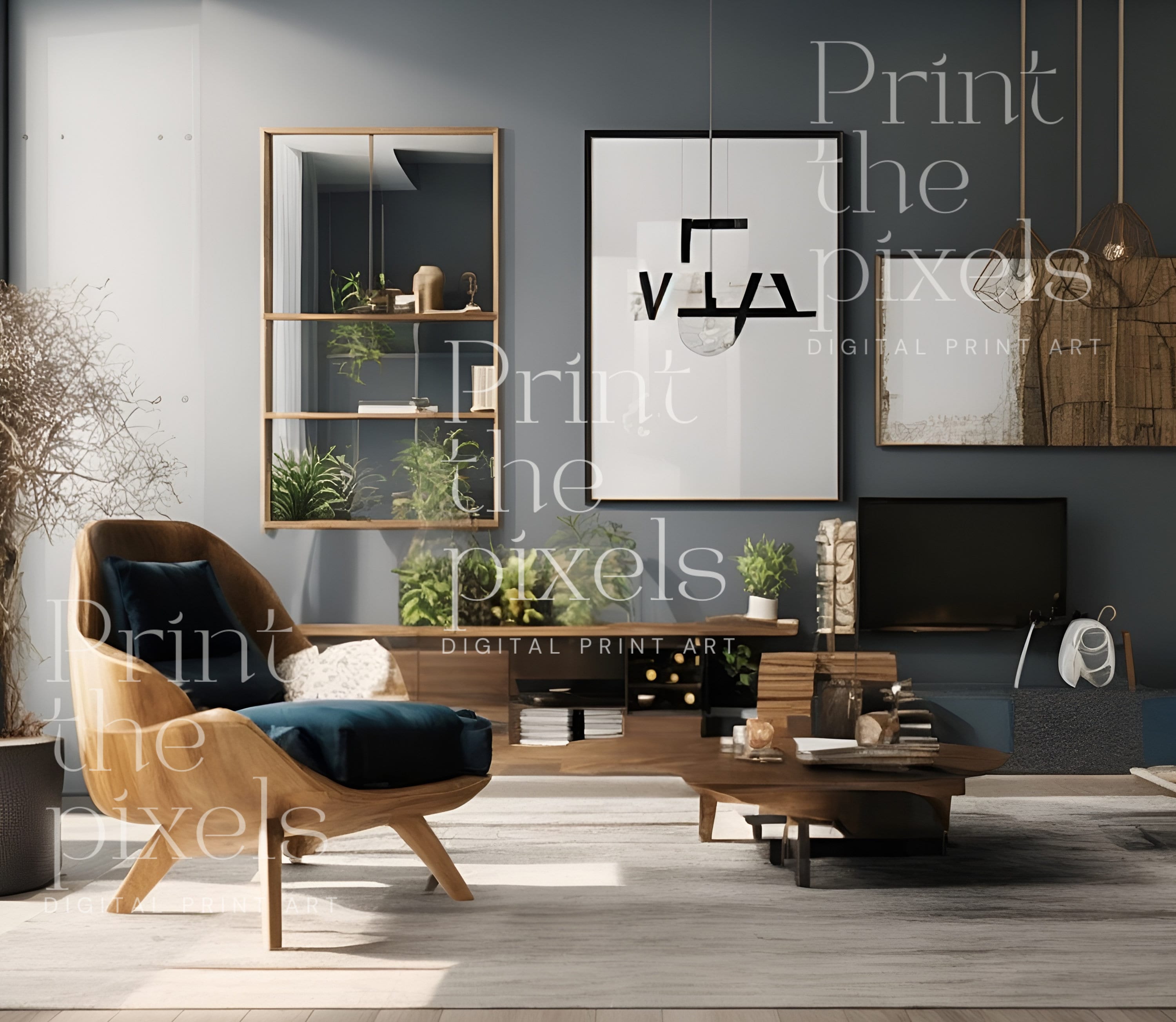 Zoom Background Digital Instant Download Virtual, Custom Backdrop, Home ...