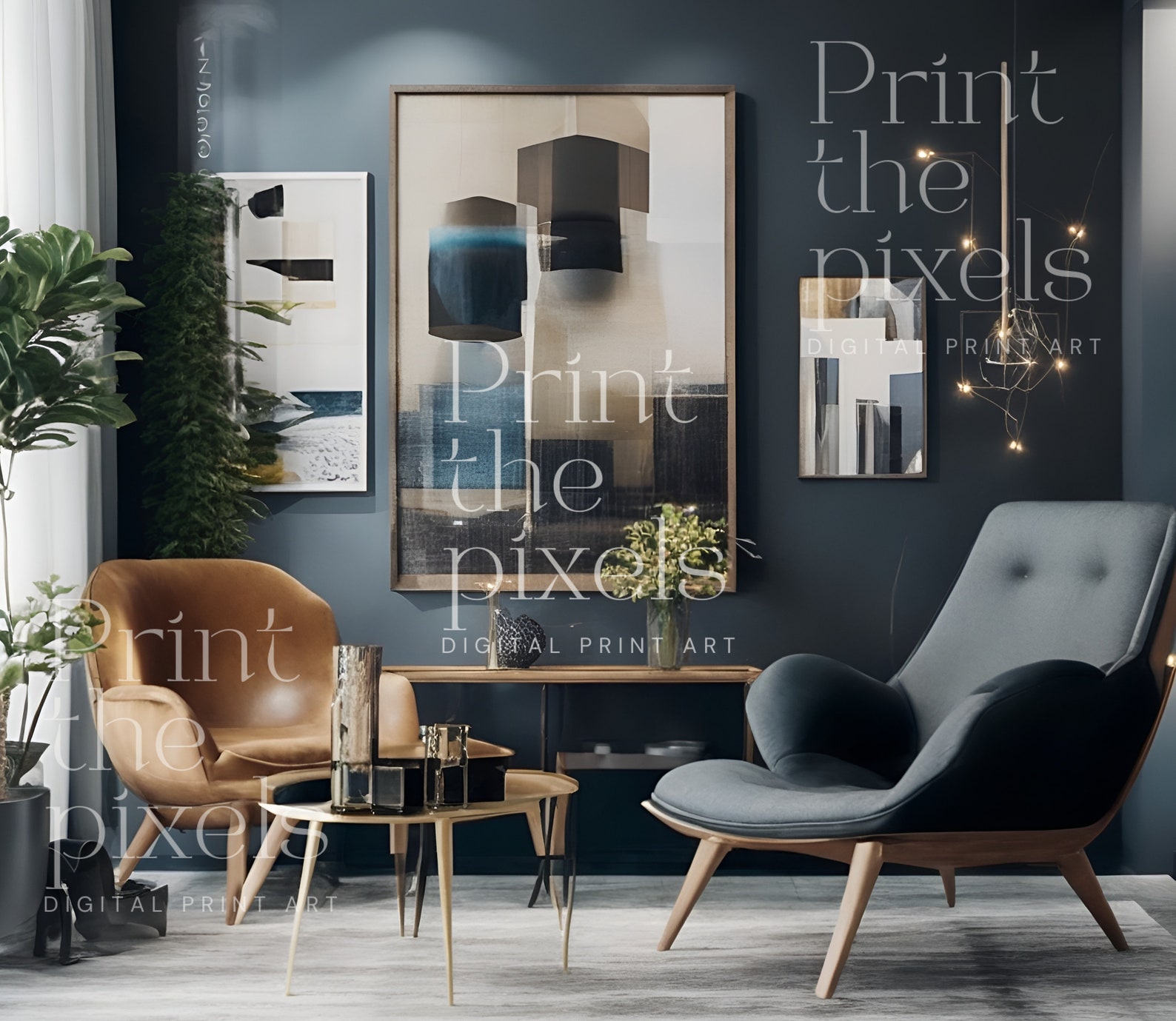 Zoom Background Digital Instant Download Virtual, Custom Backdrop, Home ...