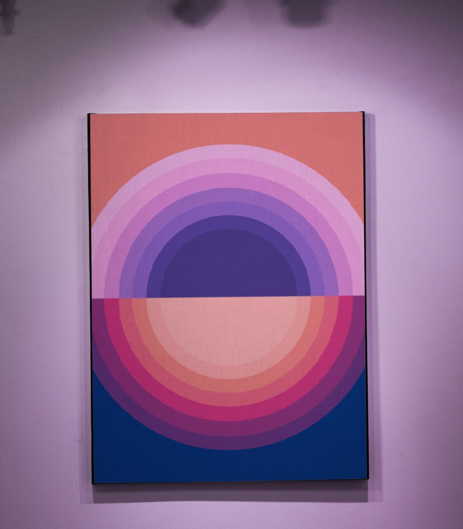 Abstract Half Circle Gradient Printable Art, Minimalist Print, Mid ...