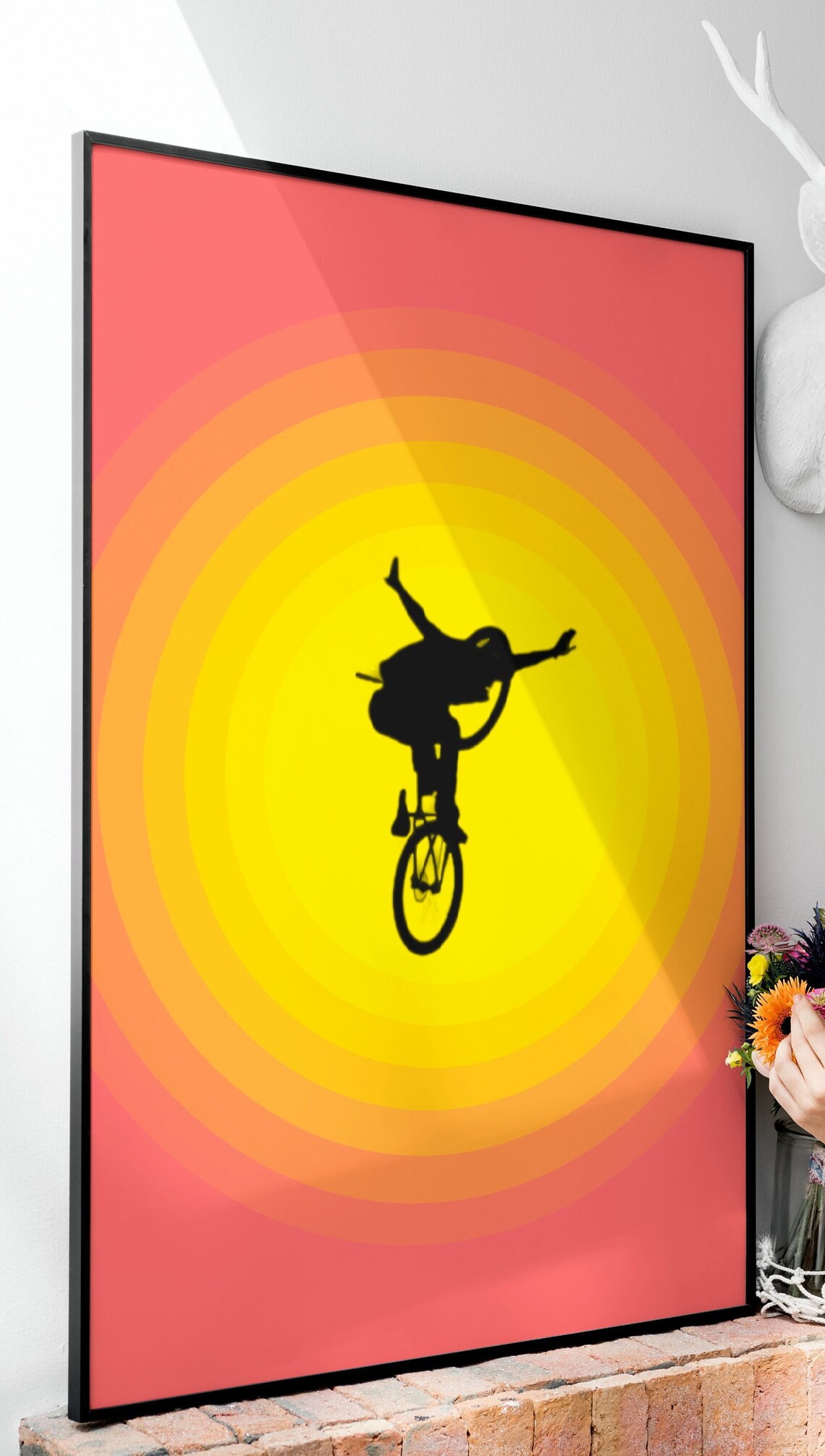 Instant Download Printable Slope Style Mountain Biking Art Print ...