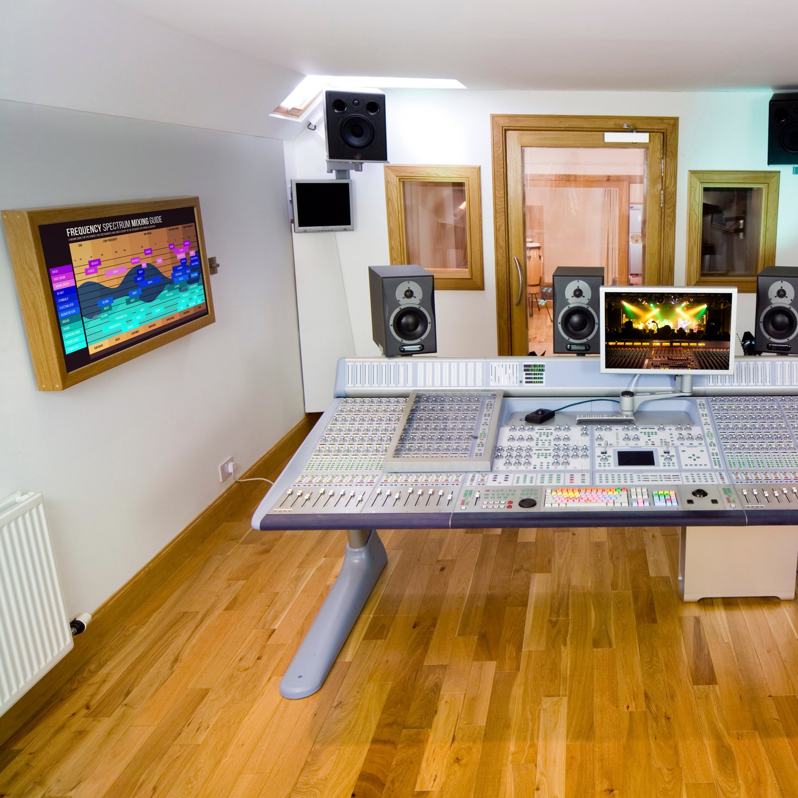 Modern Audio Frequency Spectrum Chart, EQ Cheat Sheet, Music Mixing ...