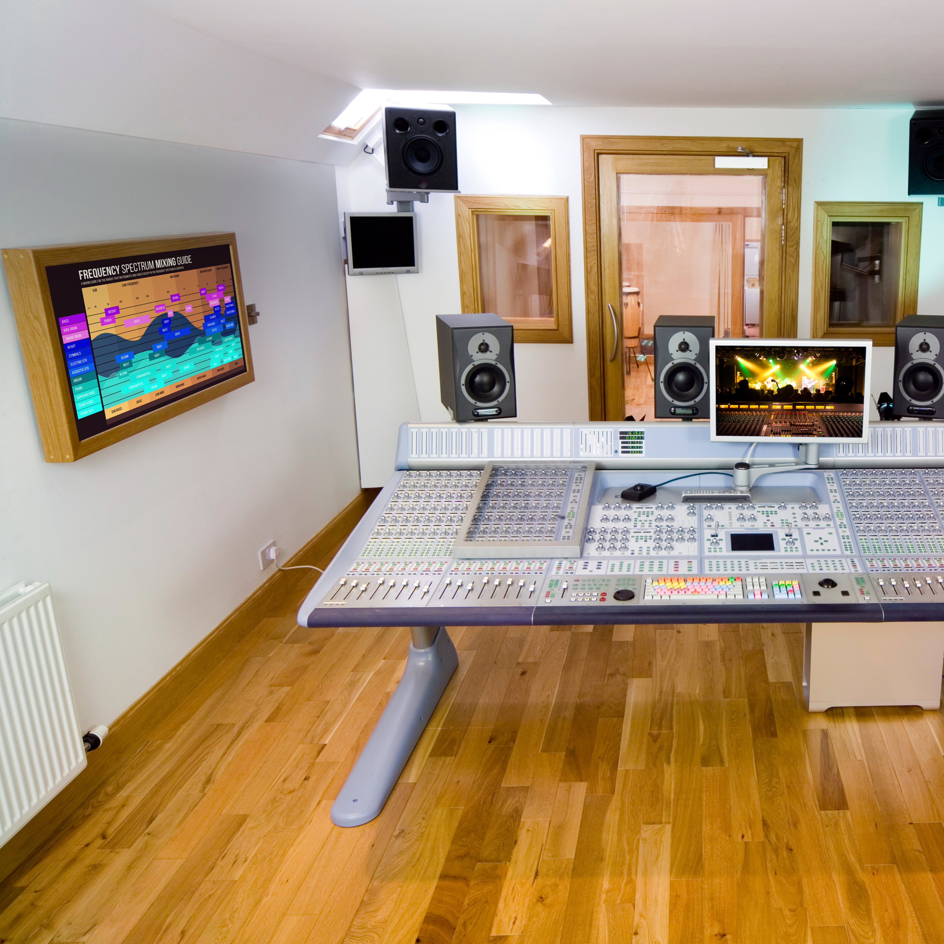 Modern Audio Frequency Spectrum Chart, EQ Cheat Sheet, Music Mixing ...