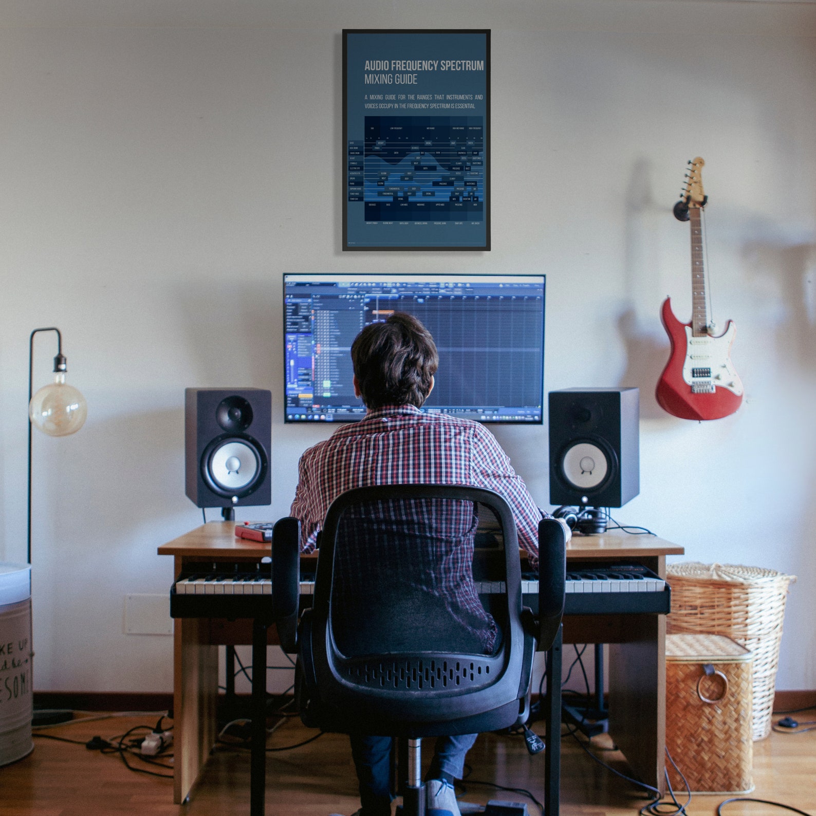 Modern Audio Frequency Spectrum Chart, EQ Cheat Sheet, Music Mixing ...