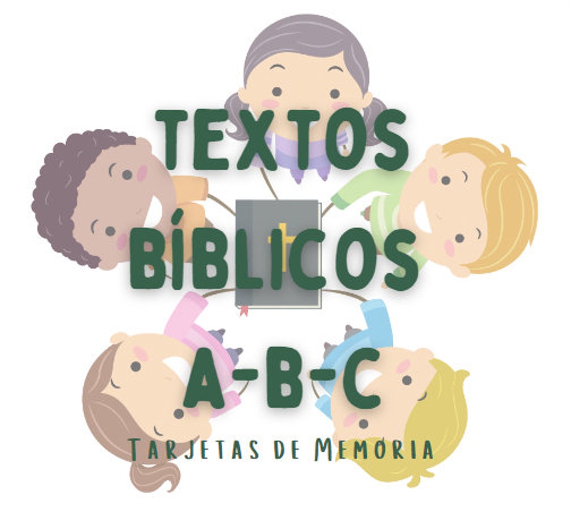 Tarjetas De Memoria: Textos Bíblicos A-B-C alphabet Bible Verse ...