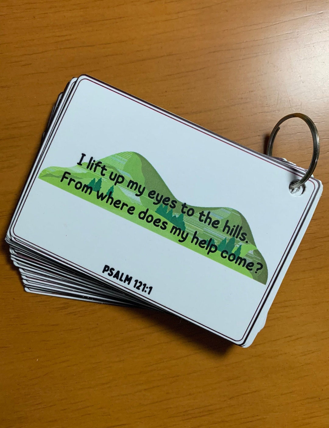 My First Psalms Bible Verse Flashcards - Etsy