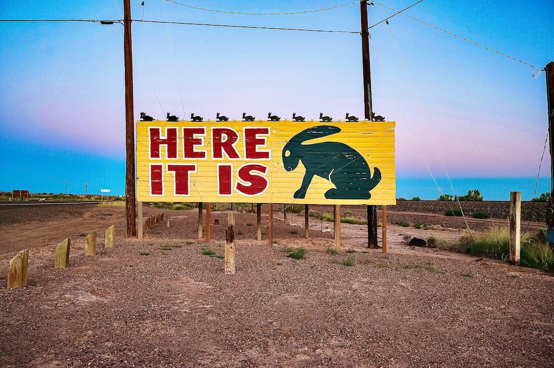 Here It is Sign, Jack Rabbit Trading Post, Joseph City, Az. - Etsy