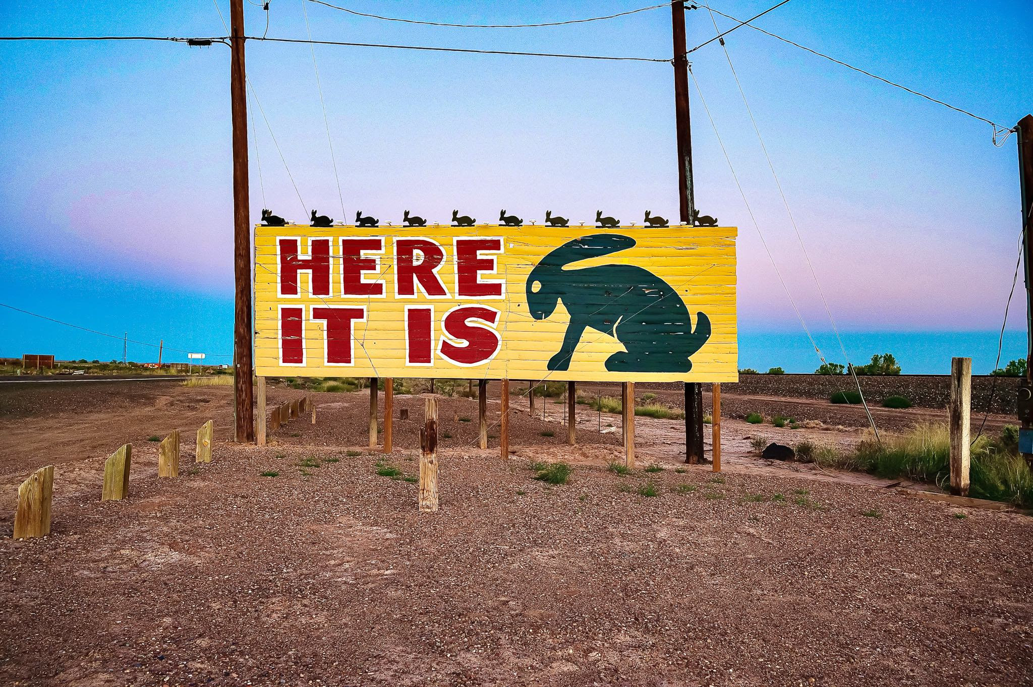 Here It is Sign, Jack Rabbit Trading Post, Joseph City, Az. - Etsy