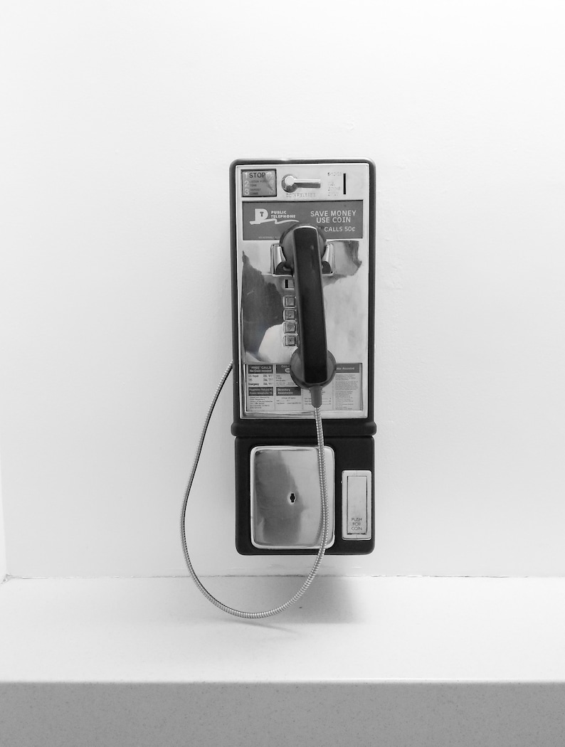 Old Pay Phone, Long Beach, California. - Etsy