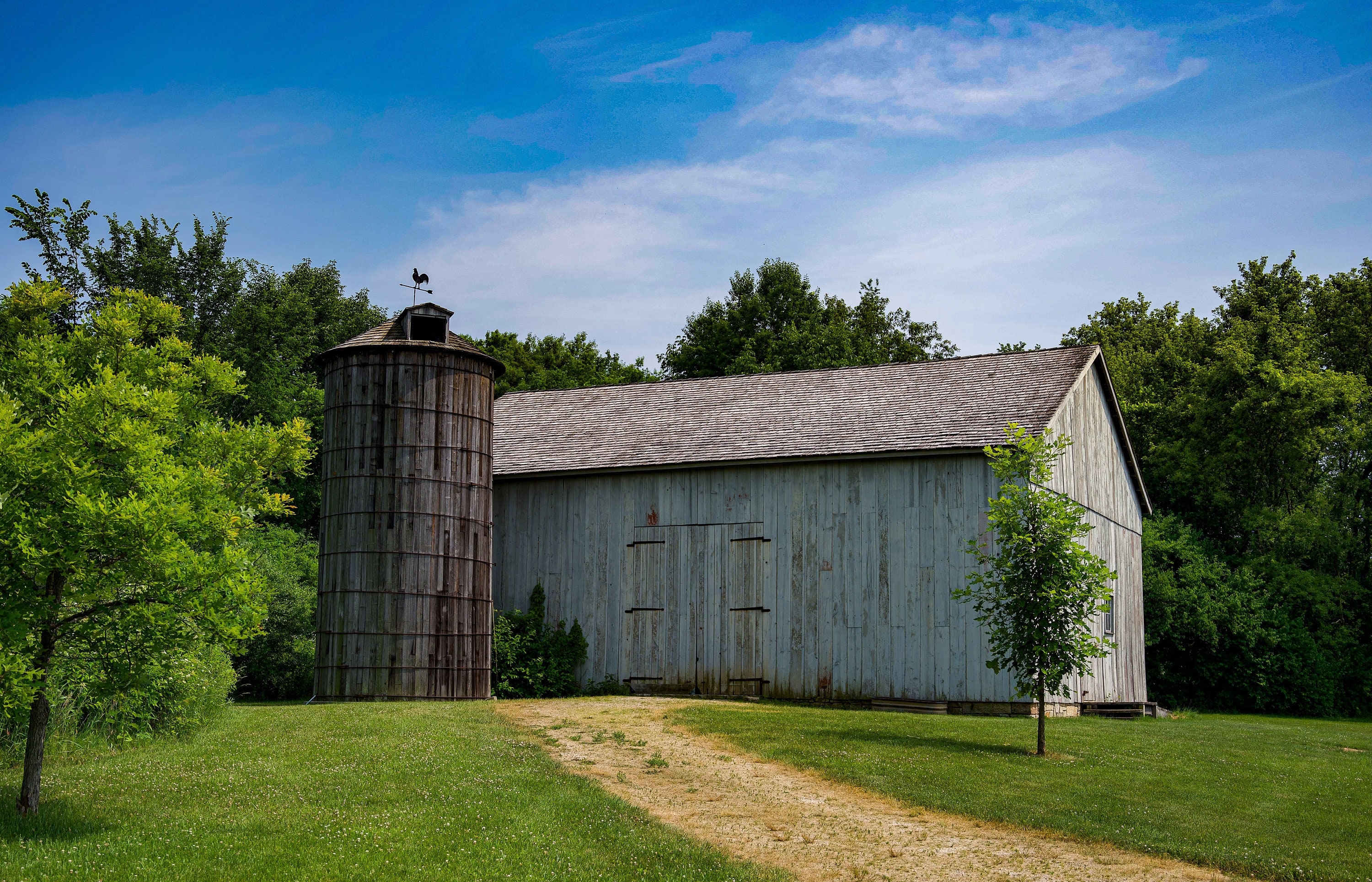 1850 Barn, Midway Village, Rockford, Illinois. - Etsy