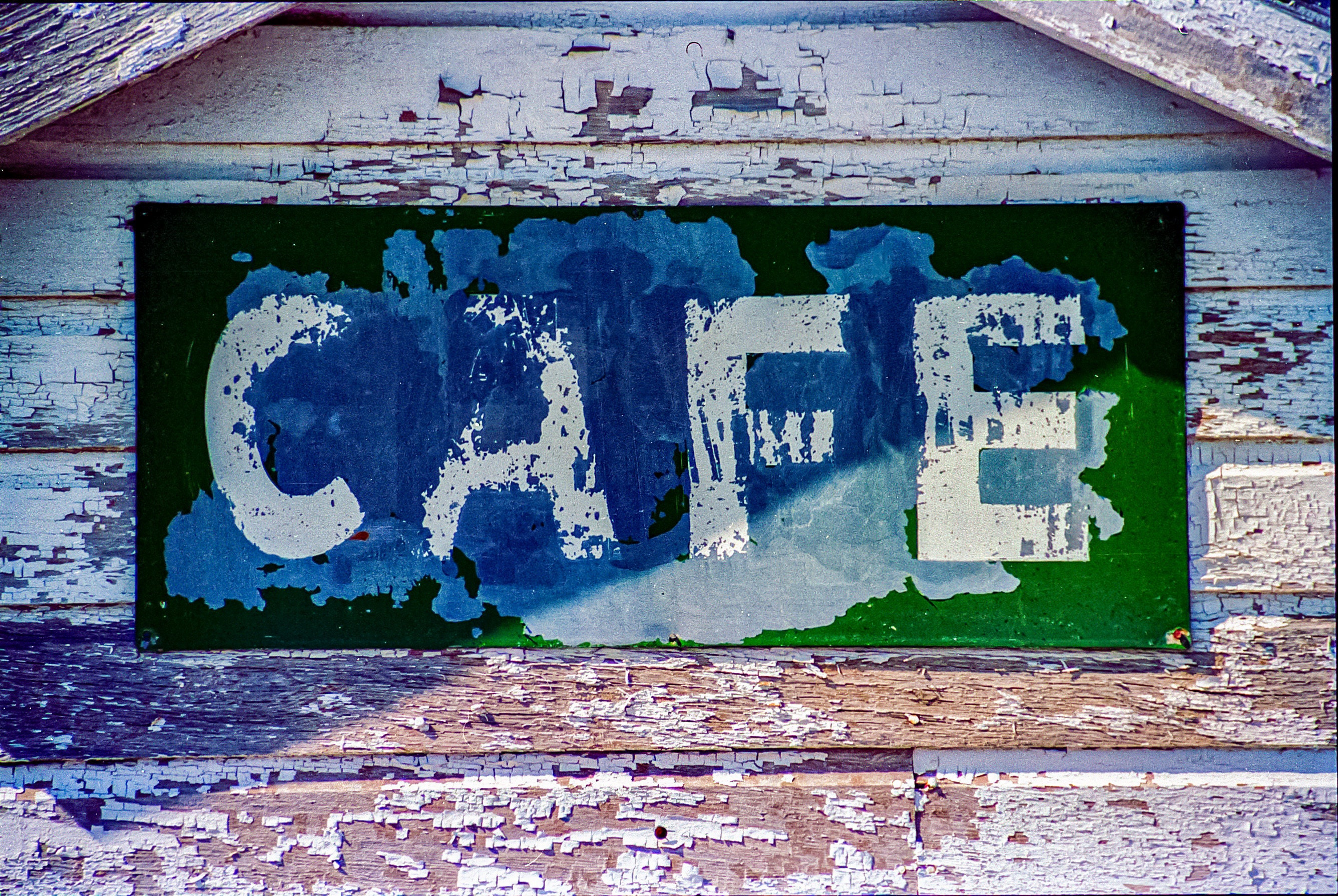 Old Cafe Sign, Rexburg, Idaho-1990 - Etsy