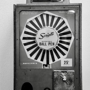 Vintage Scripto Pen Vending Machine, Cherry Valley, Rockford, Illinois ...