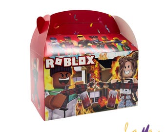 Roblox Themed Kids Party Treat Box - Etsy