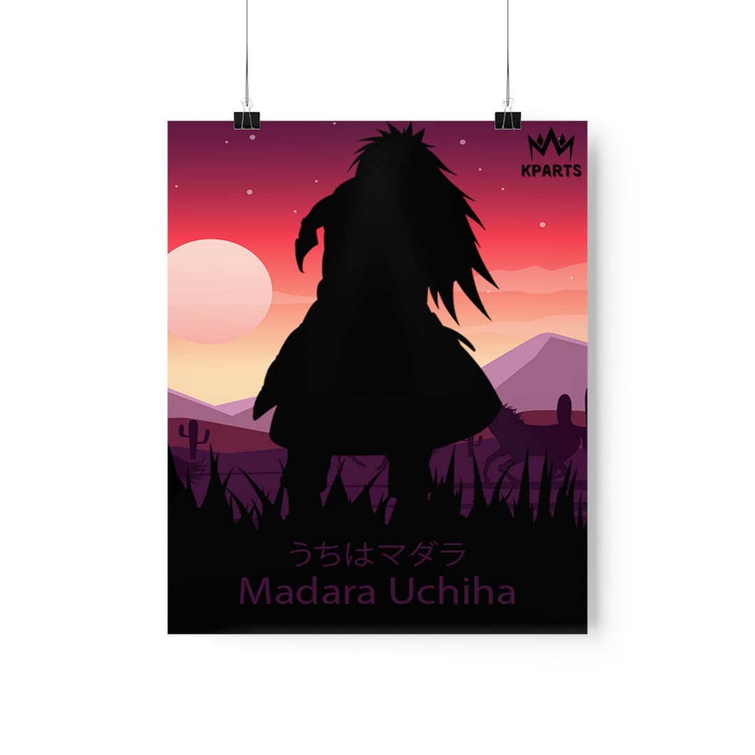 Madara Uchiha Minimalist Poster 9 - Etsy