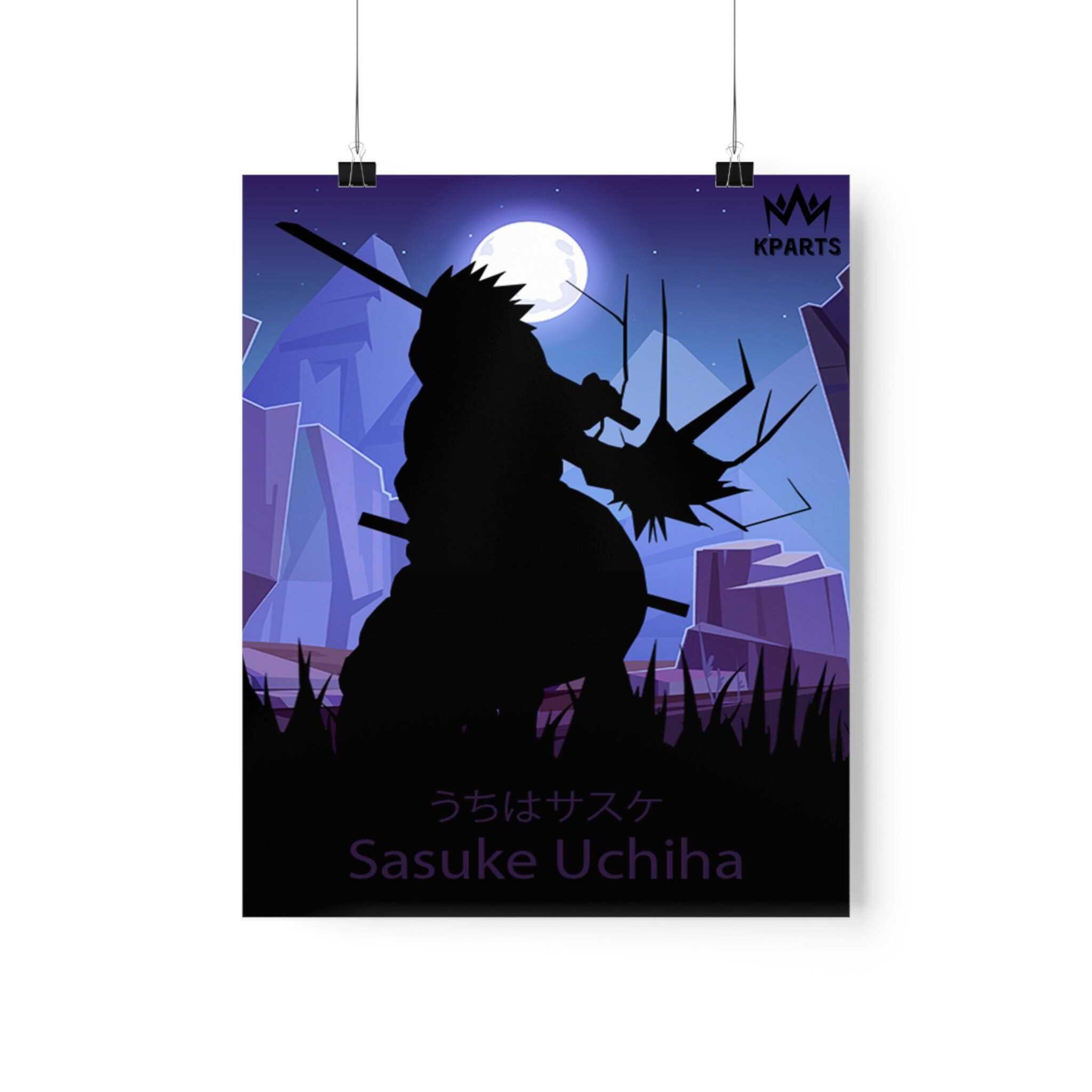 Sasuke Uchiha Minimalist Poster 1 - Etsy