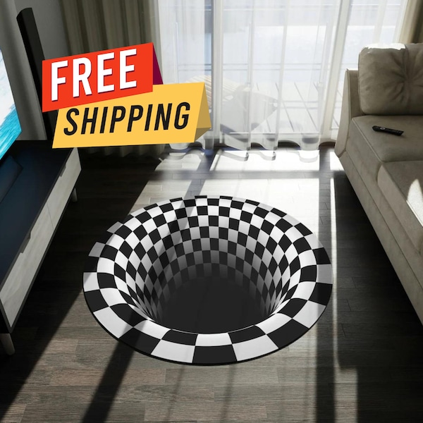 Optical Illusion Rug - Etsy