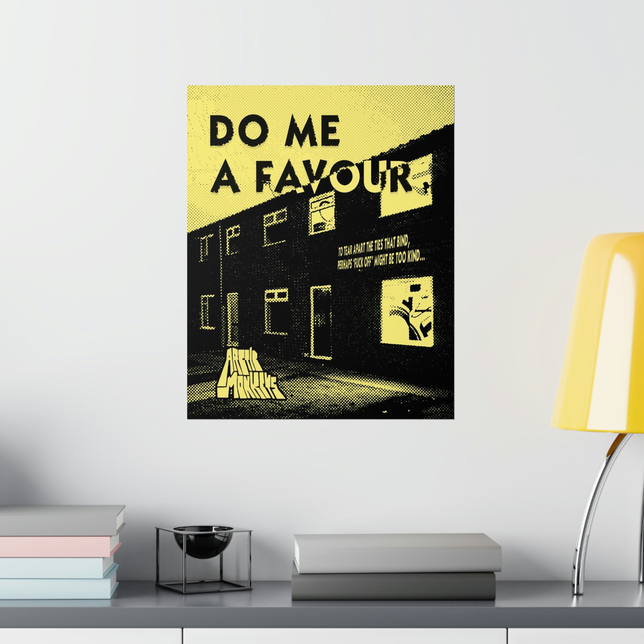 Do Me A Favour Arctic Monkeys Poster sold by Workship Studio | SKU ...