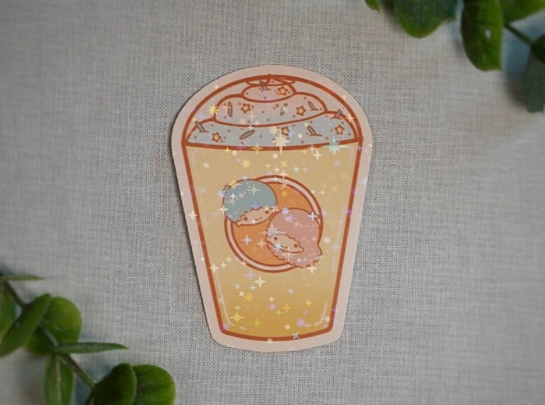Little Twin Stars Frappe Sticker - Etsy